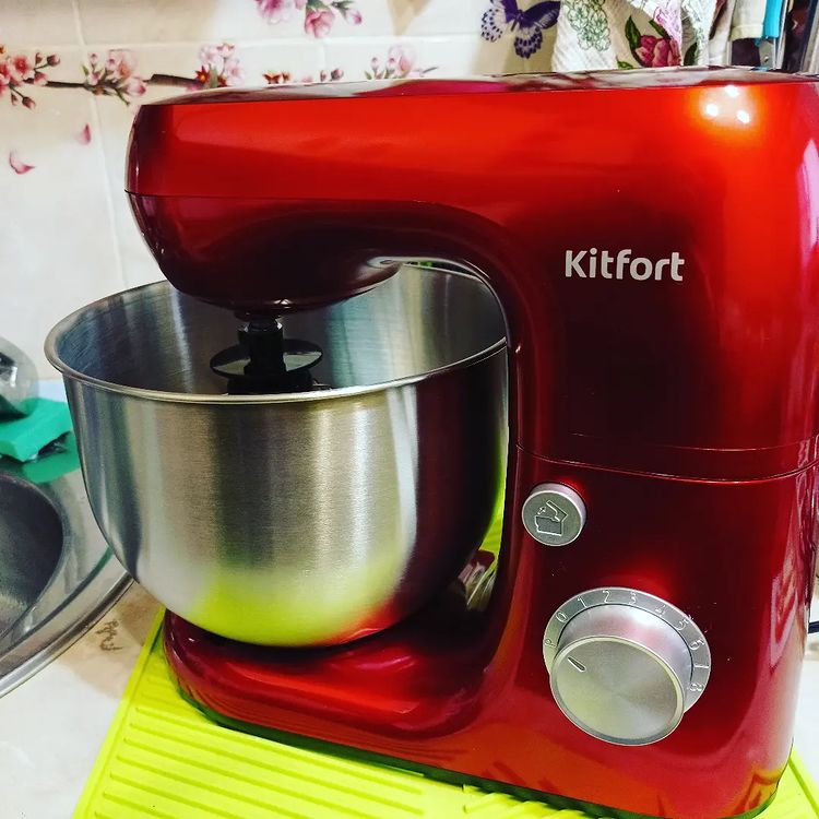 Планетарный миксер Kitfort КТ-3018-1, красный купить по цене 7 590 руб ...
