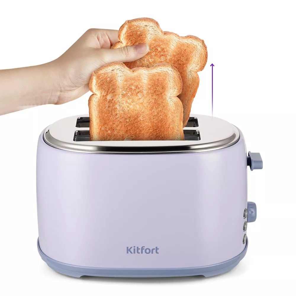 Тостер Kitfort КТ-6215 купить по цене 3 290 ₽: отзывы, фото, характеристики