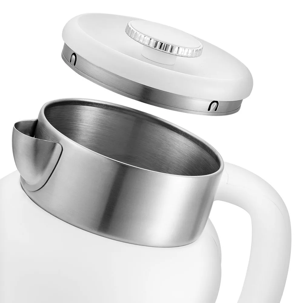 Чайник Kitfort KT-6196-2, белый купить по цене 3 590 ₽: отзывы, фото, характеристики