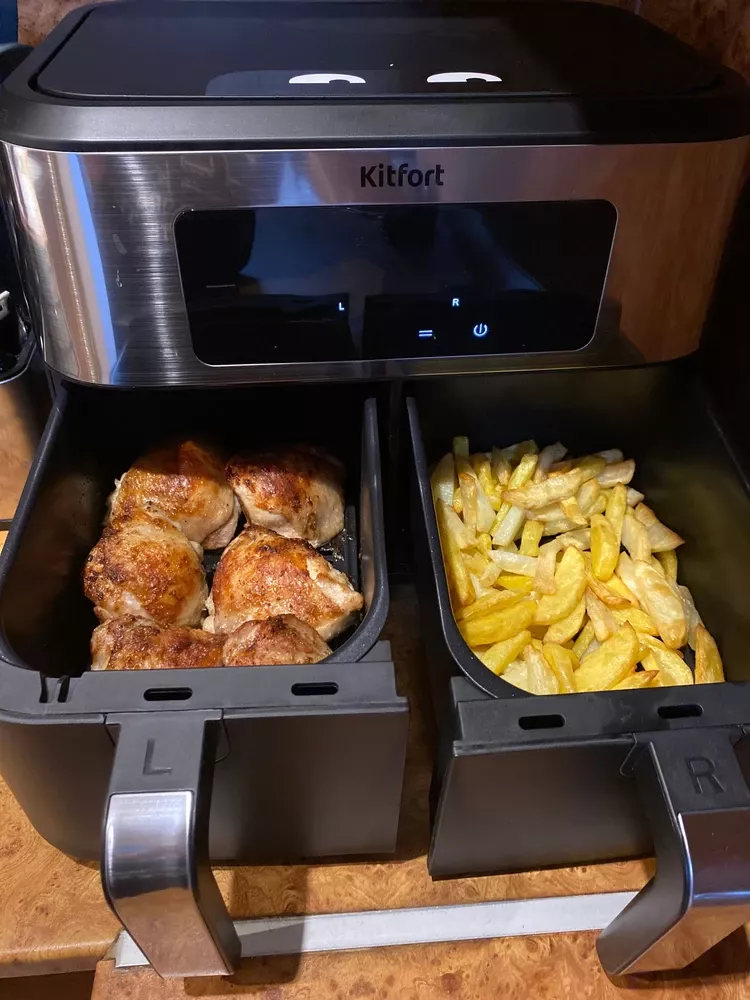 Аэрогриль Kitfort КТ-2249 купить по цене 14 990 ₽: отзывы, фото, характеристики