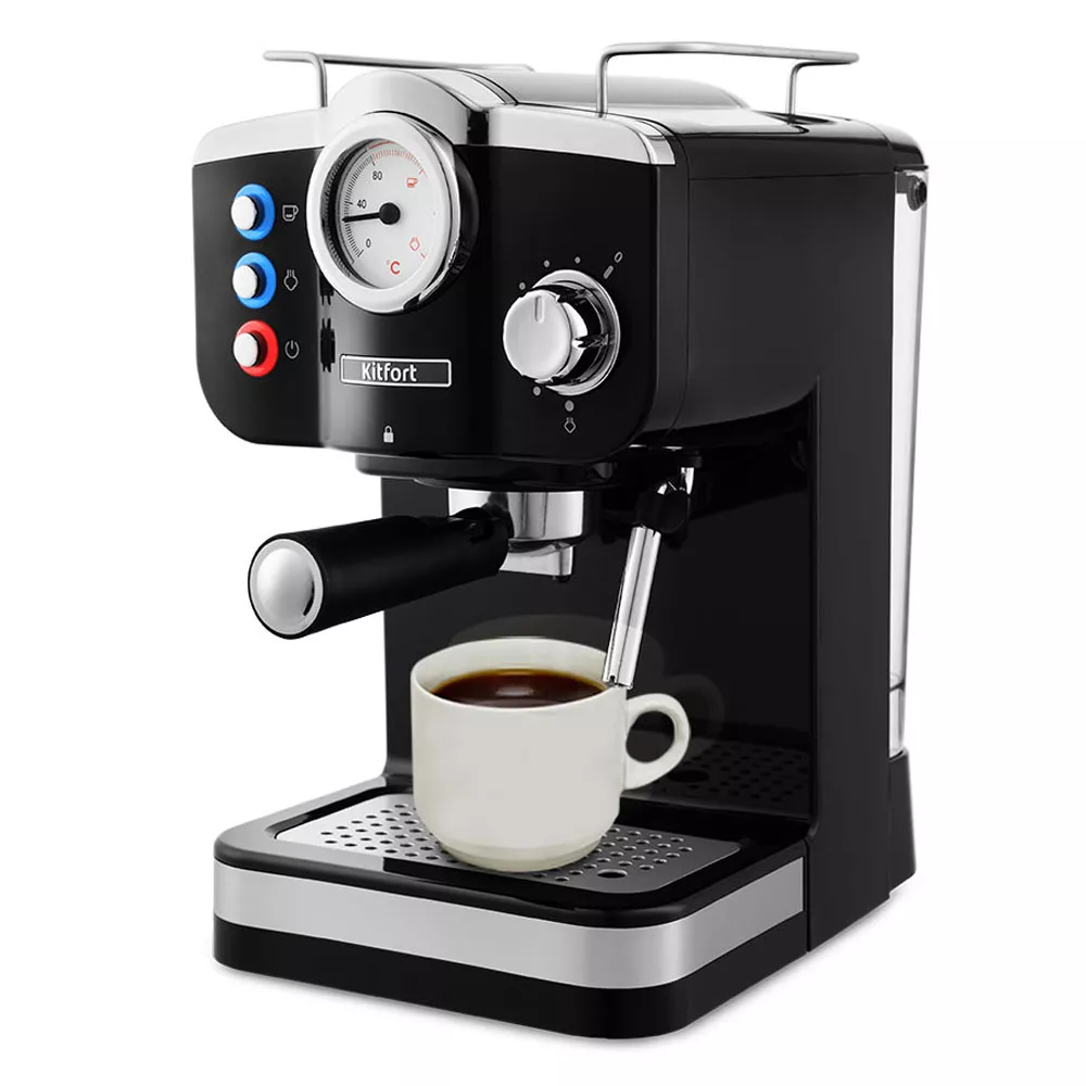 Кофеварка Kitfort КТ-7140 купить по цене 7 990 руб.: отзывы, фото, характеристики