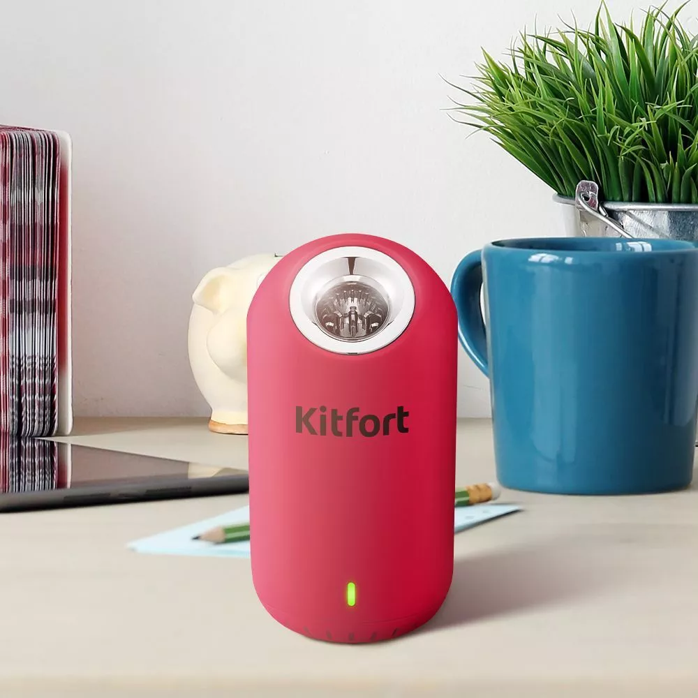 Озонатор Kitfort КТ-2891-1, чёрно-малиновый купить по цене 1 890 ₽: отзывы, фото, характеристики