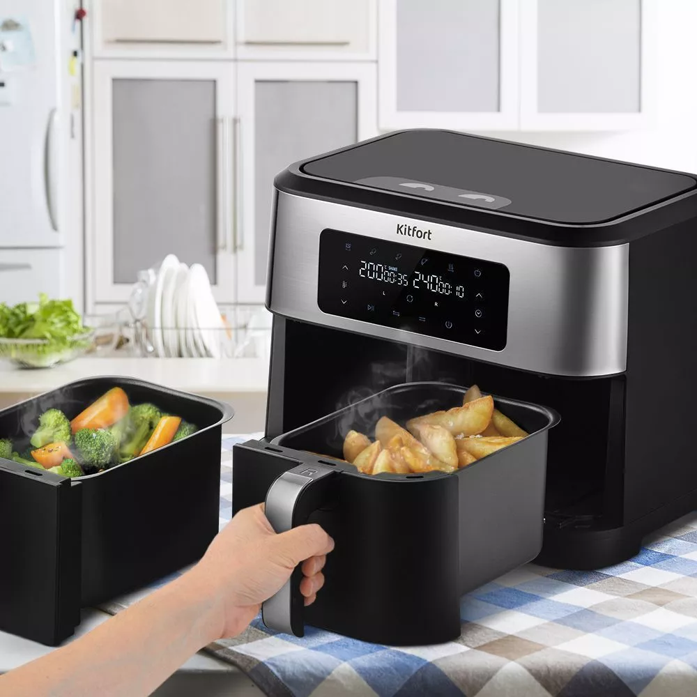 Аэрогриль Kitfort КТ-2249 купить по цене 14 990 ₽: отзывы, фото, характеристики