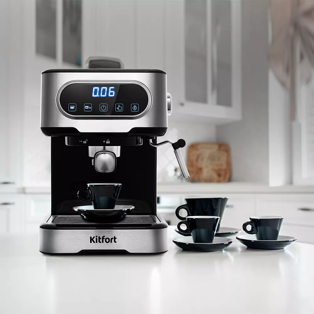 Кофеварка Kitfort KT-765 купить по цене 9 990 ₽: отзывы, фото, характеристики