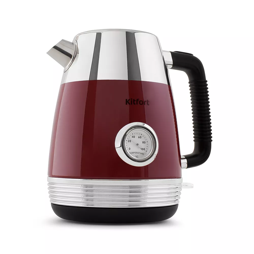 Чайник Kitfort KT-633-2, красный купить по цене 3 590 ₽: отзывы, фото, характеристики, руководство
