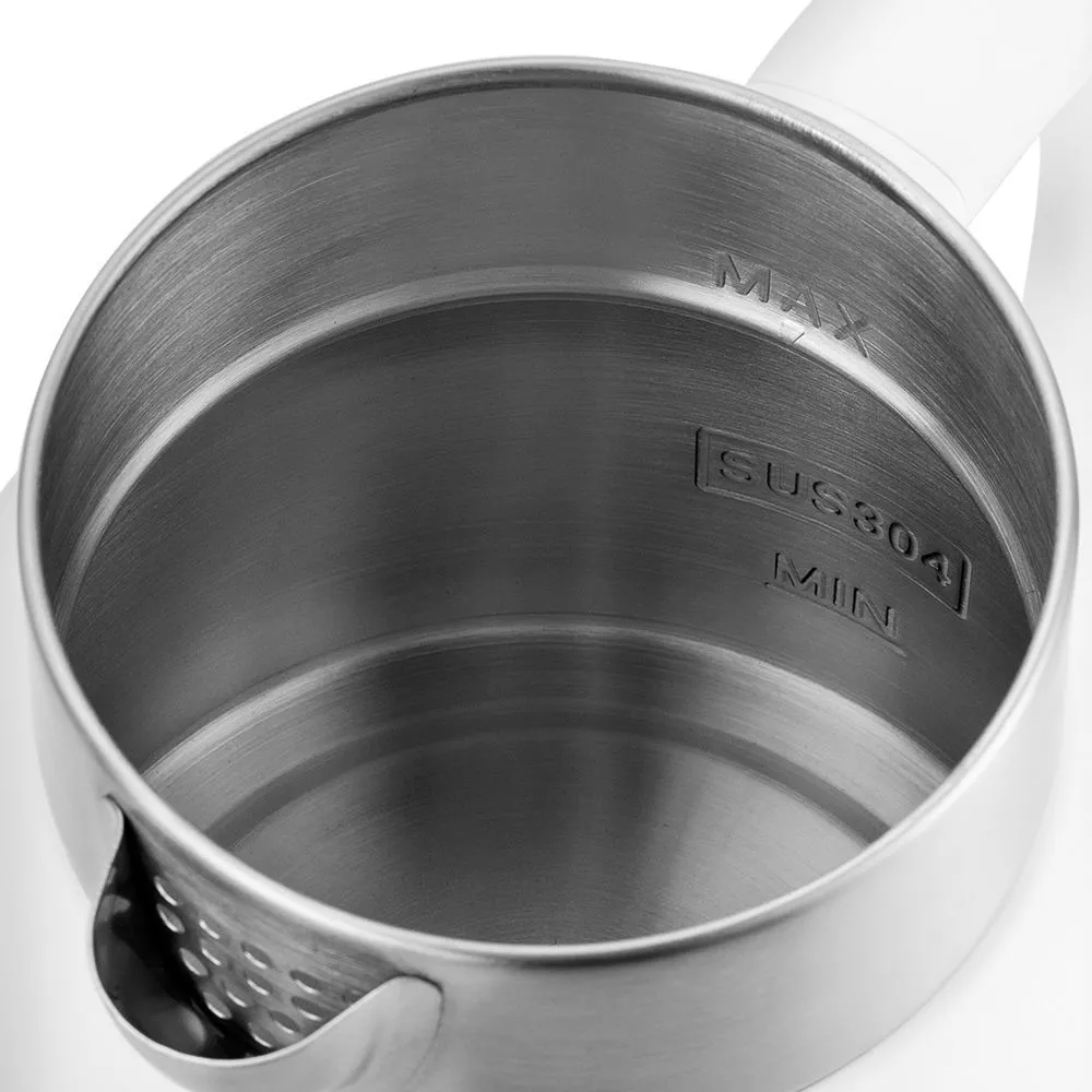 Чайник Kitfort KT-6196-2, белый купить по цене 3 990 ₽: отзывы, фото, характеристики