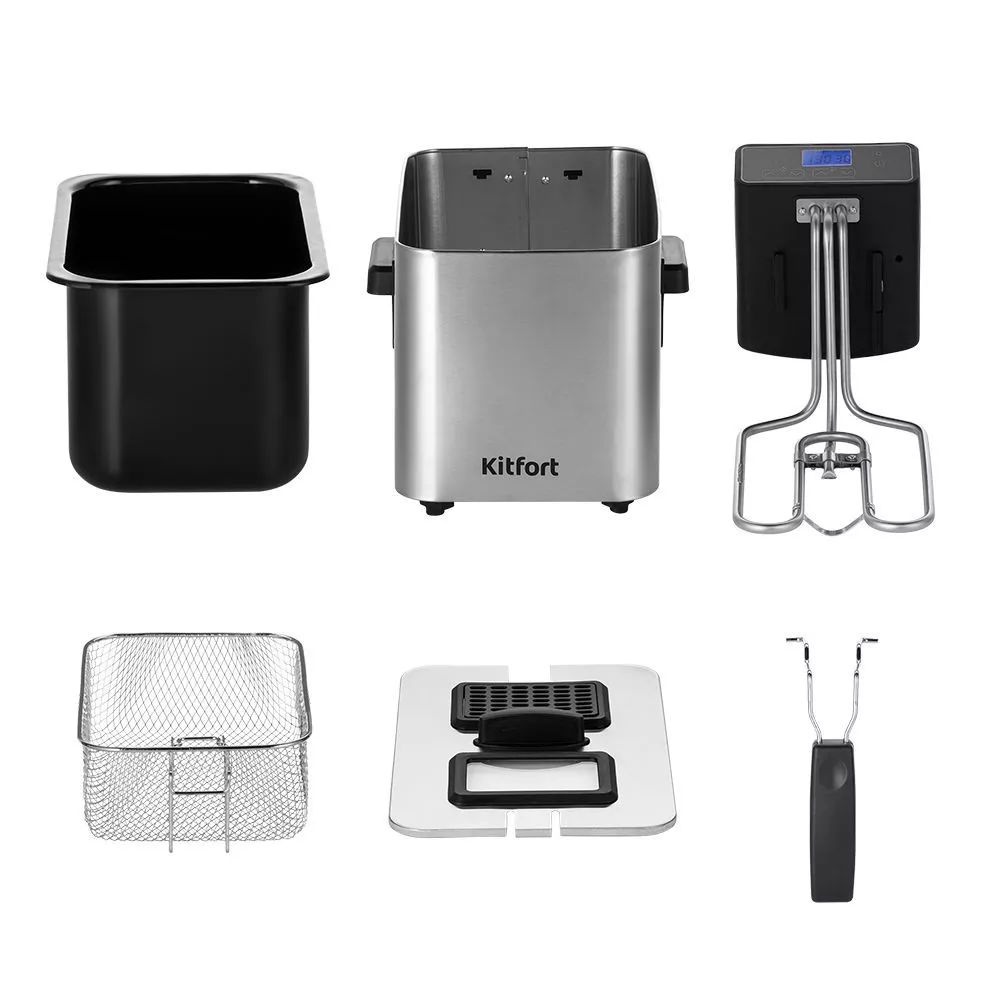 Фритюрница Kitfort KT-4054 купить по цене 6 990 ₽: отзывы, фото ...