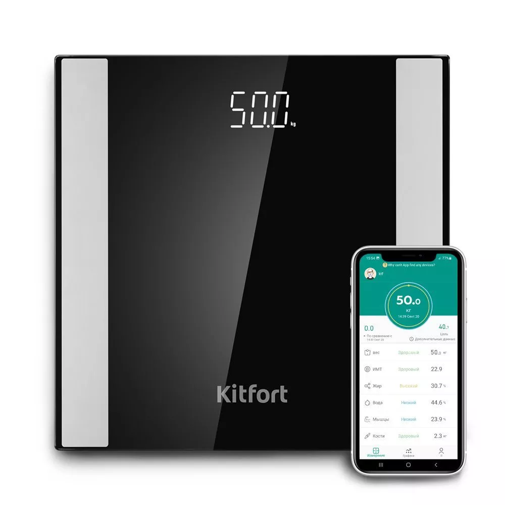 Напольные весы Kitfort КТ-820 купить по цене 1 790 ₽: отзывы, фото ...