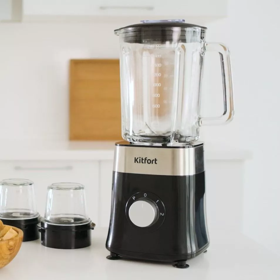 Блендер «3 в 1» Kitfort KT-3030-1, чёрный купить по цене 4 590 ₽: отзывы, фото, характеристики