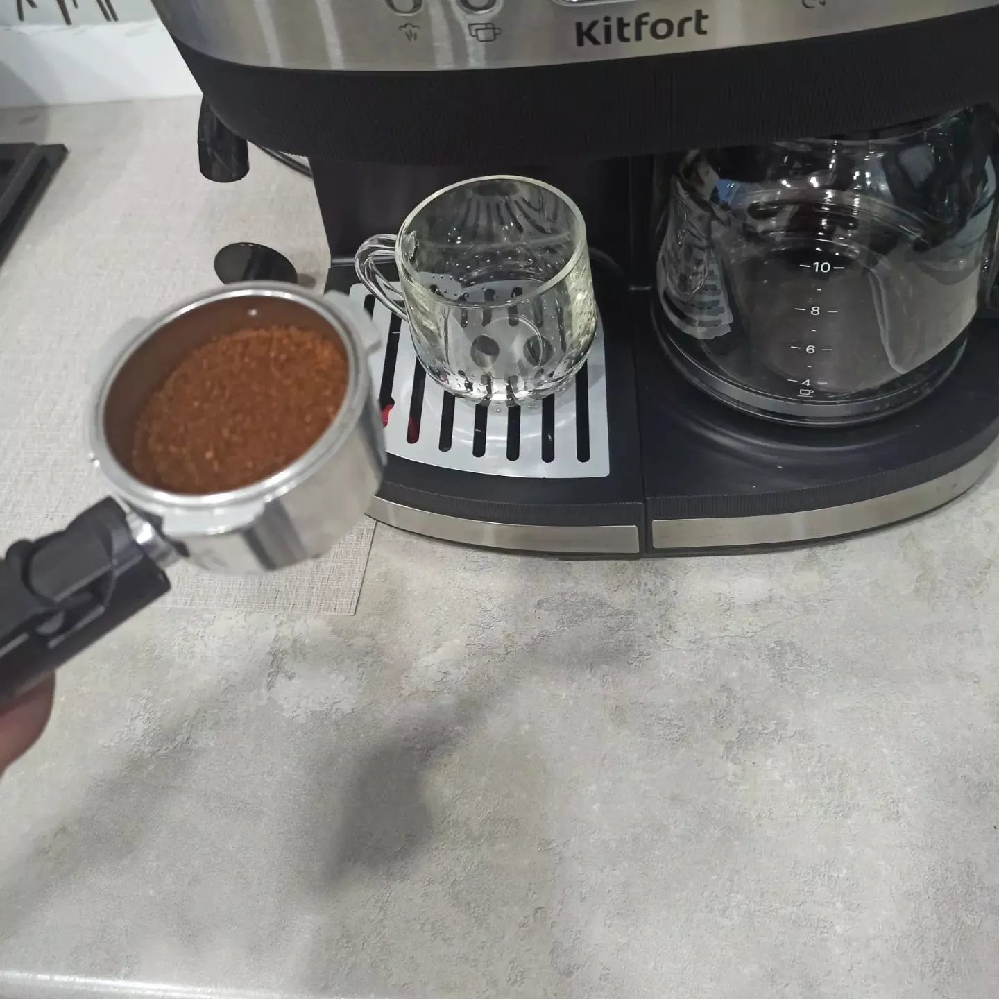 Кофейная станция Kitfort KT-771 купить по цене 13 990 ₽: отзывы, фото, характеристики