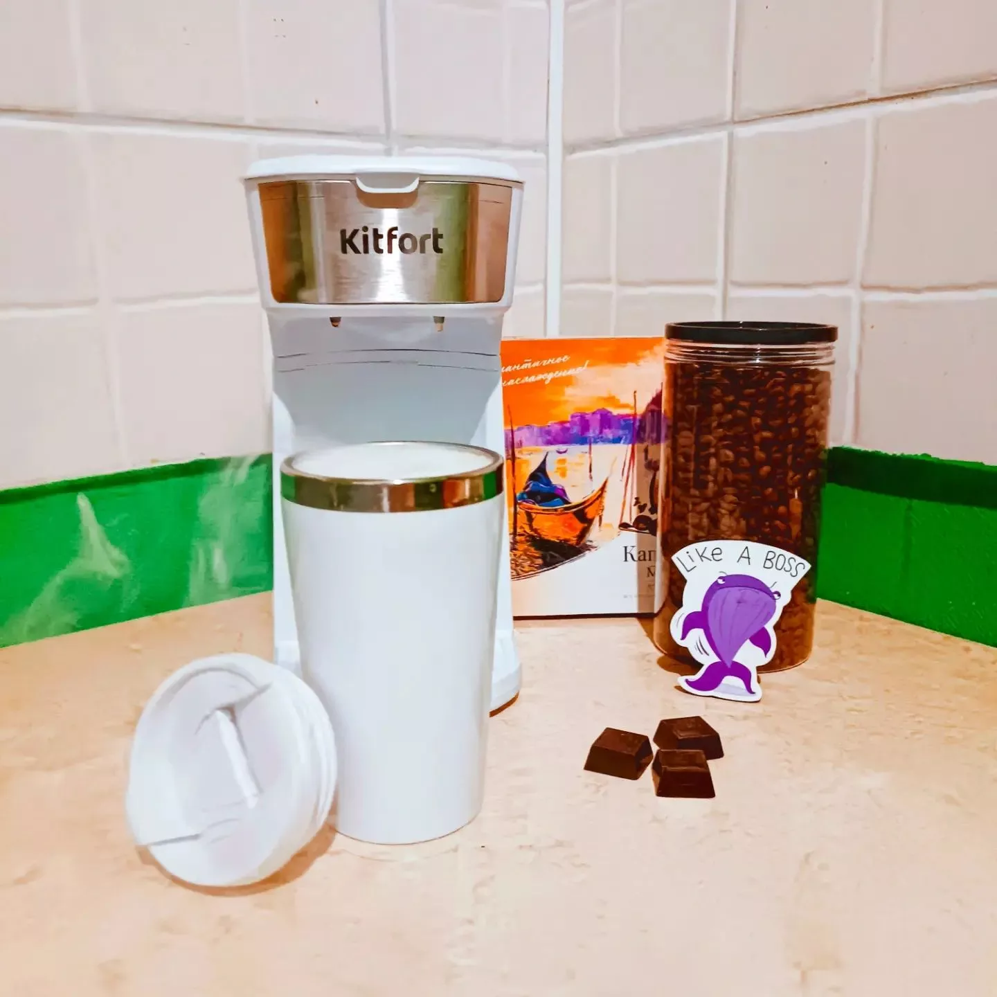 Кофеварка Kitfort КТ-7411 купить по цене 1 290 ₽: отзывы, фото, характеристики